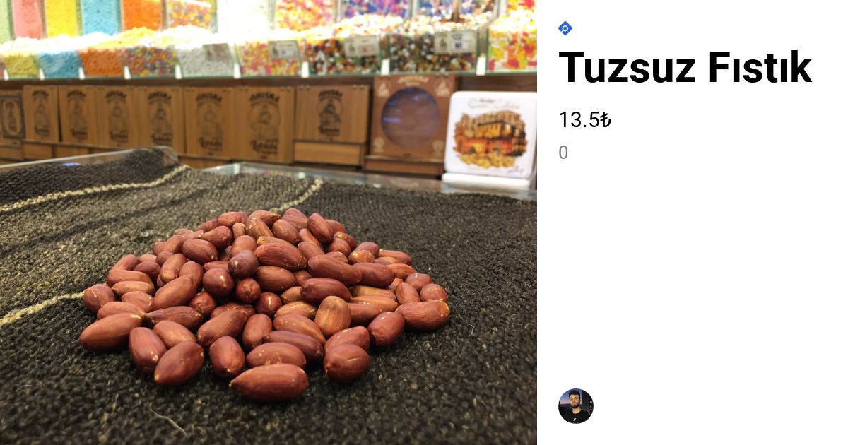 Tuzsuz Fıstık - Ahıska Leblebi - Taze Leblebi Al